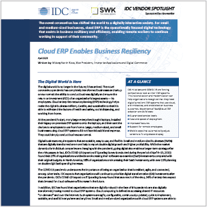 Cloud ERP Enables Business Resiliency - ITTech Pulse