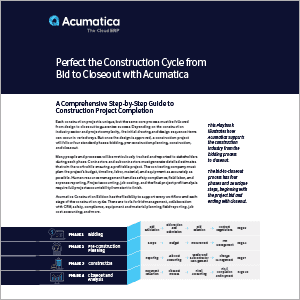 Perfect the Construction Cycle from Bid to Closeout with Acumatica - ITTech Pulse