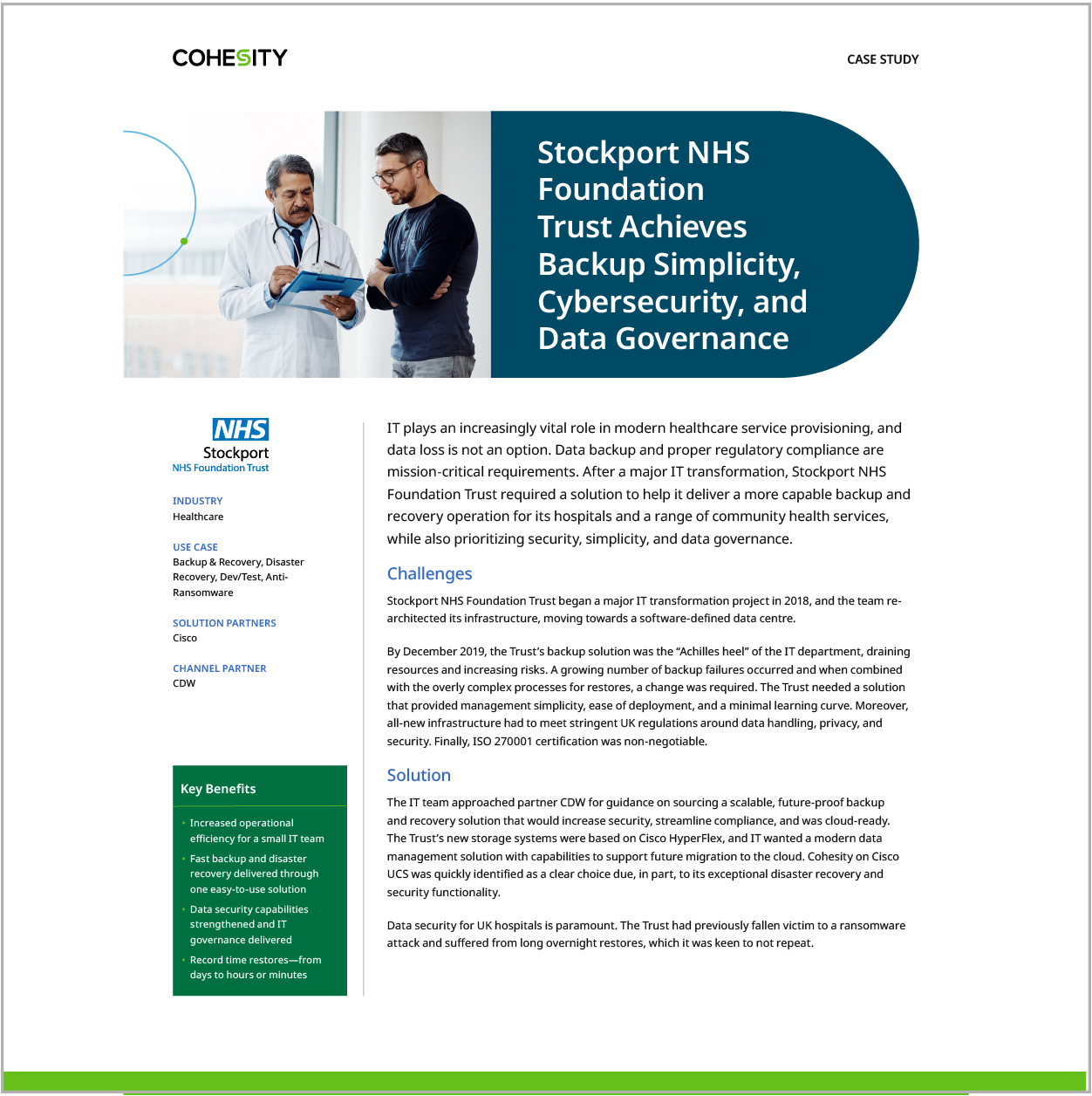 Stockport NHS Foundation Trust Lowers Risk with Cybersecurity and Data Governance - ITTech Pulse